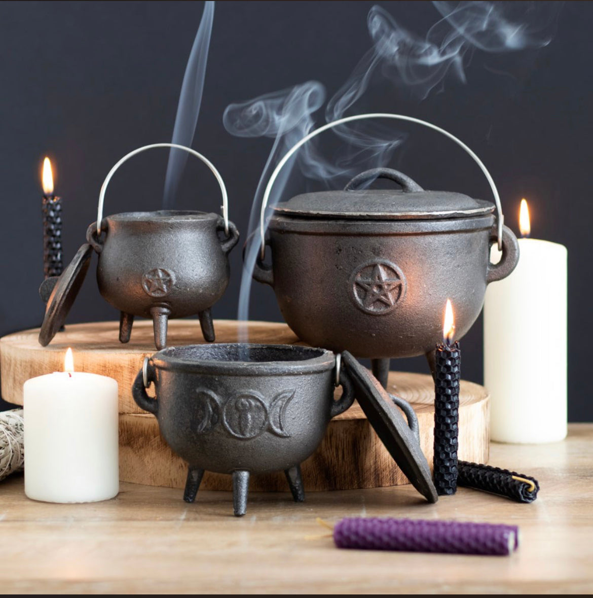 Cast Iron Cauldrons & Cauldron themed products – Connies Curiosities